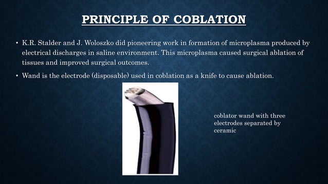 Coblation in ent | PPTX