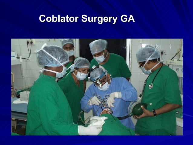 Coblator and laser surgery in ENT:Jubilee Hospital, Trivandrum, south ...