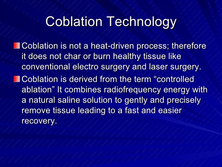 Coblator and laser surgery in ENT:Jubilee Hospital, Trivandrum, south…