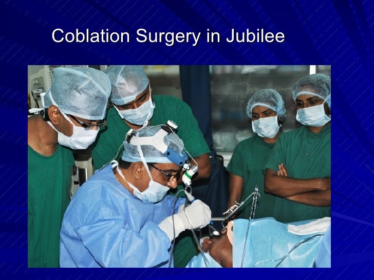 Coblator and laser surgery in ENT:Jubilee Hospital, Trivandrum, south…