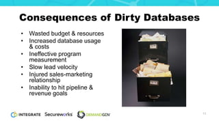 How to Take a Proactive Approach to Increasing Marketing Database ...