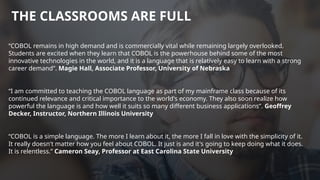 COBOL at 65 - Can we still make a case for COBOL? | PPTX