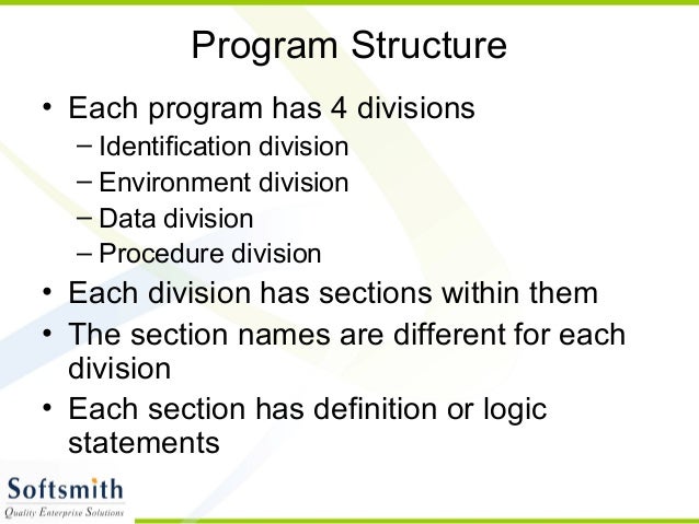 Cobol Basics 19 6 2010