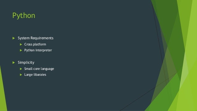 Cobol, lisp, and python