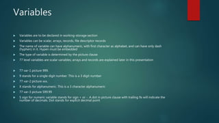 Cobol programming language | PPTX