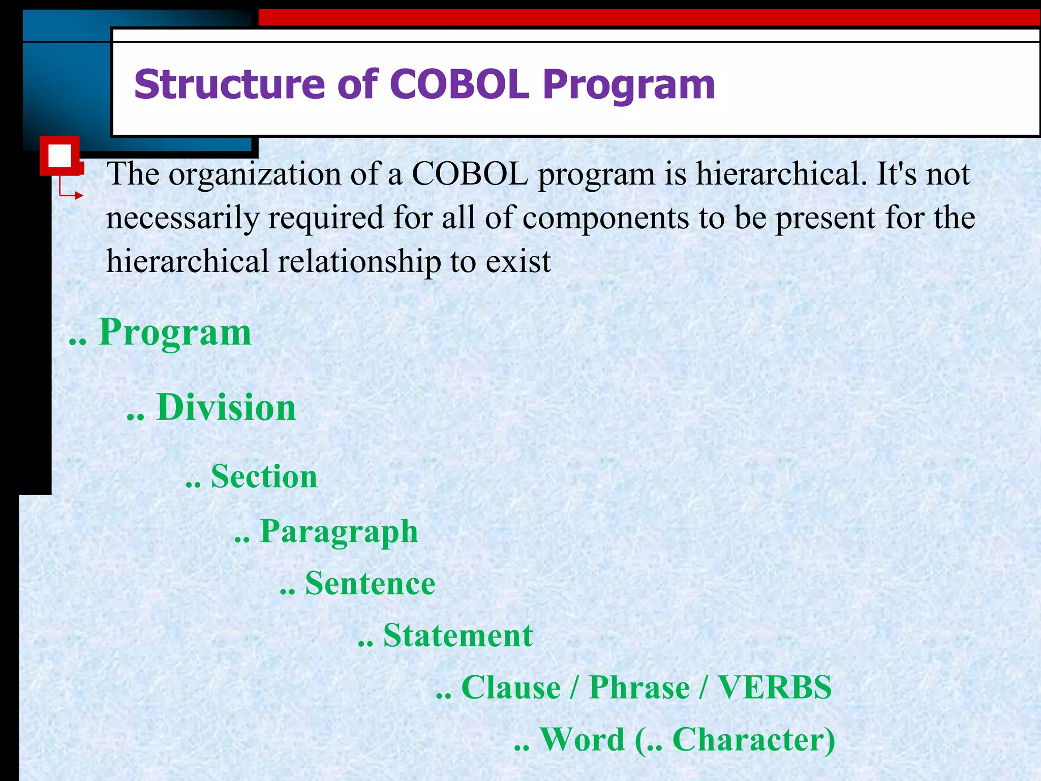 Cobol training class-1 | PPSX