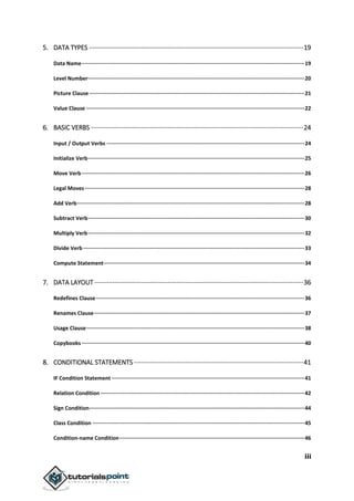 Cobol tutorial | PDF
