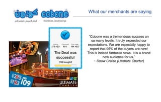 Cobone.com presentation at IOETI | PPTX