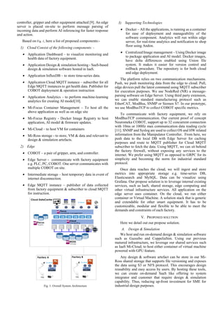 Cobot fleet management system using cloud and edge computing bukhary | PDF