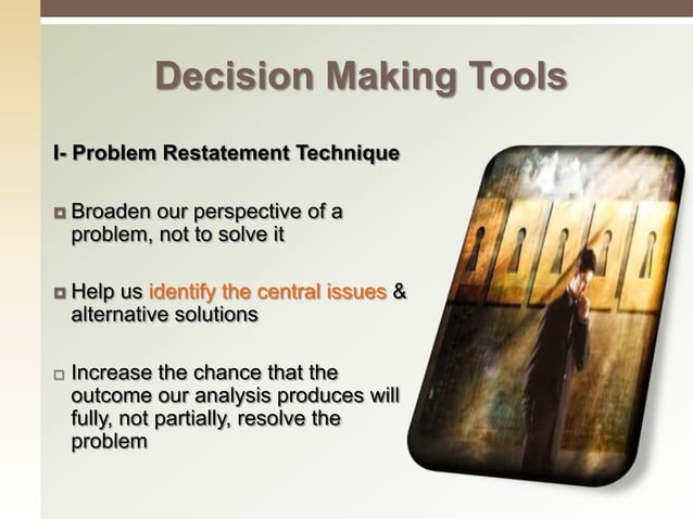 Problem solving& Decision Making | PPTX
