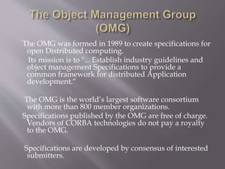 Common Object Request Broker Architecture | PPTX