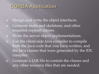 Common Object Request Broker Architecture | PPTX