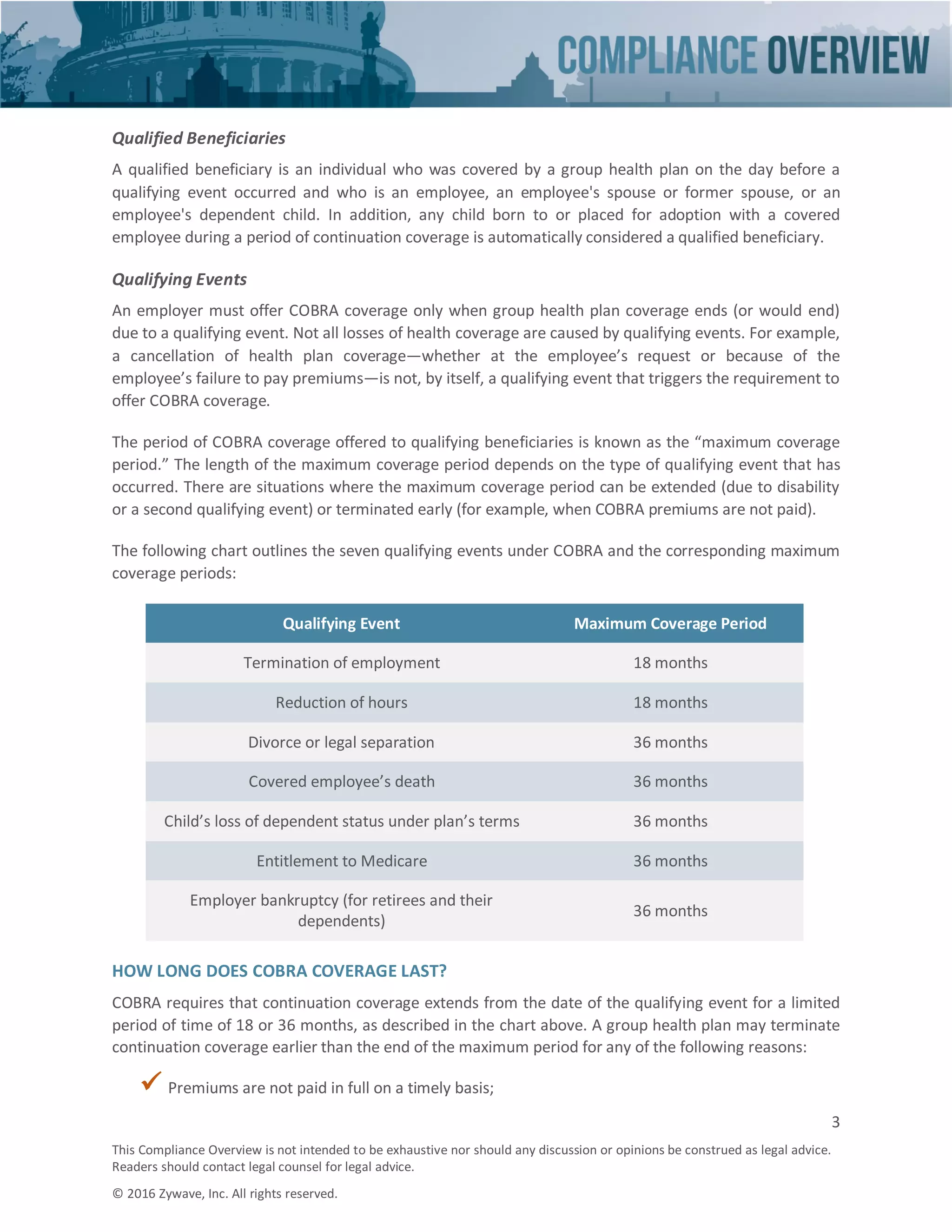 COBRA Continuation Coverage | PDF