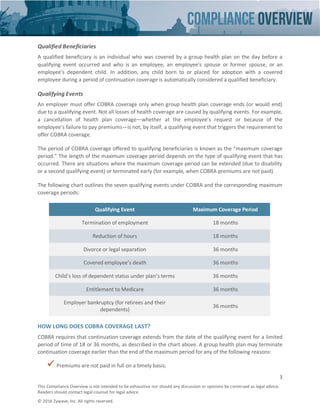 COBRA Continuation Coverage | PDF