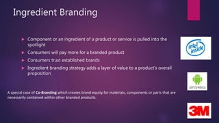 Cobranding & ingredient branding | PPTX