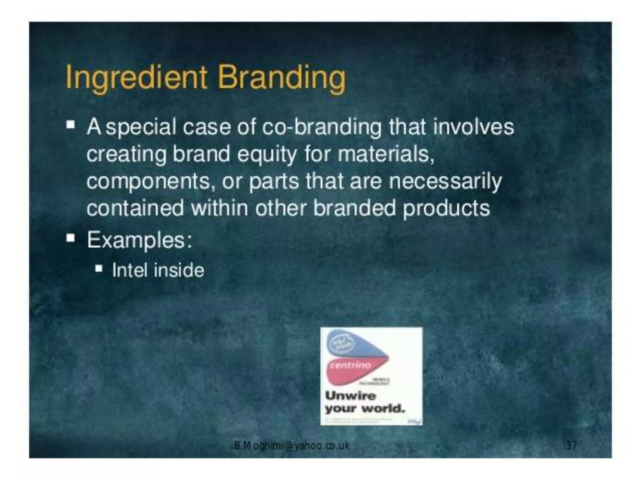Co branding or ingredient branding | PPTX | Business | Business and Finance