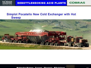 DEBOTTLENECKING METALLURGICAL AND SULPHUR-BURNING SULPHURIC ACID PLANTS ...