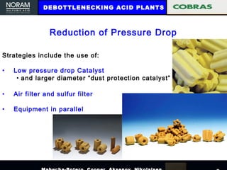 DEBOTTLENECKING METALLURGICAL AND SULPHUR-BURNING SULPHURIC ACID PLANTS ...