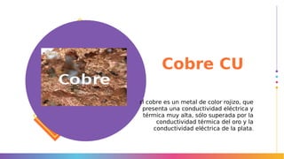 COBRE UN ELEMENTO QUIMICO CONDUCTOR DE ELECTRICIDADpdf | PDF