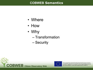 COBWEB - Semantics | PPTX | Web Design and HTML | Internet