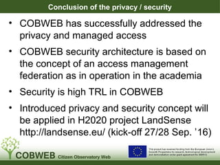 COBWEB: Privacy and Security | PPT | Web Development | Internet