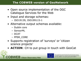 COBWEB technology platform and future development needs | PPT