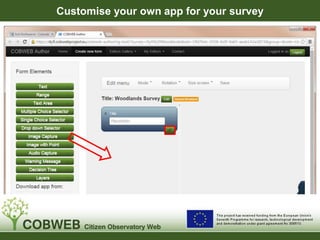 COBWEB technology platform and future development needs | PPT