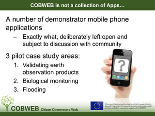 COBWEB technology platform and future development needs | PPT
