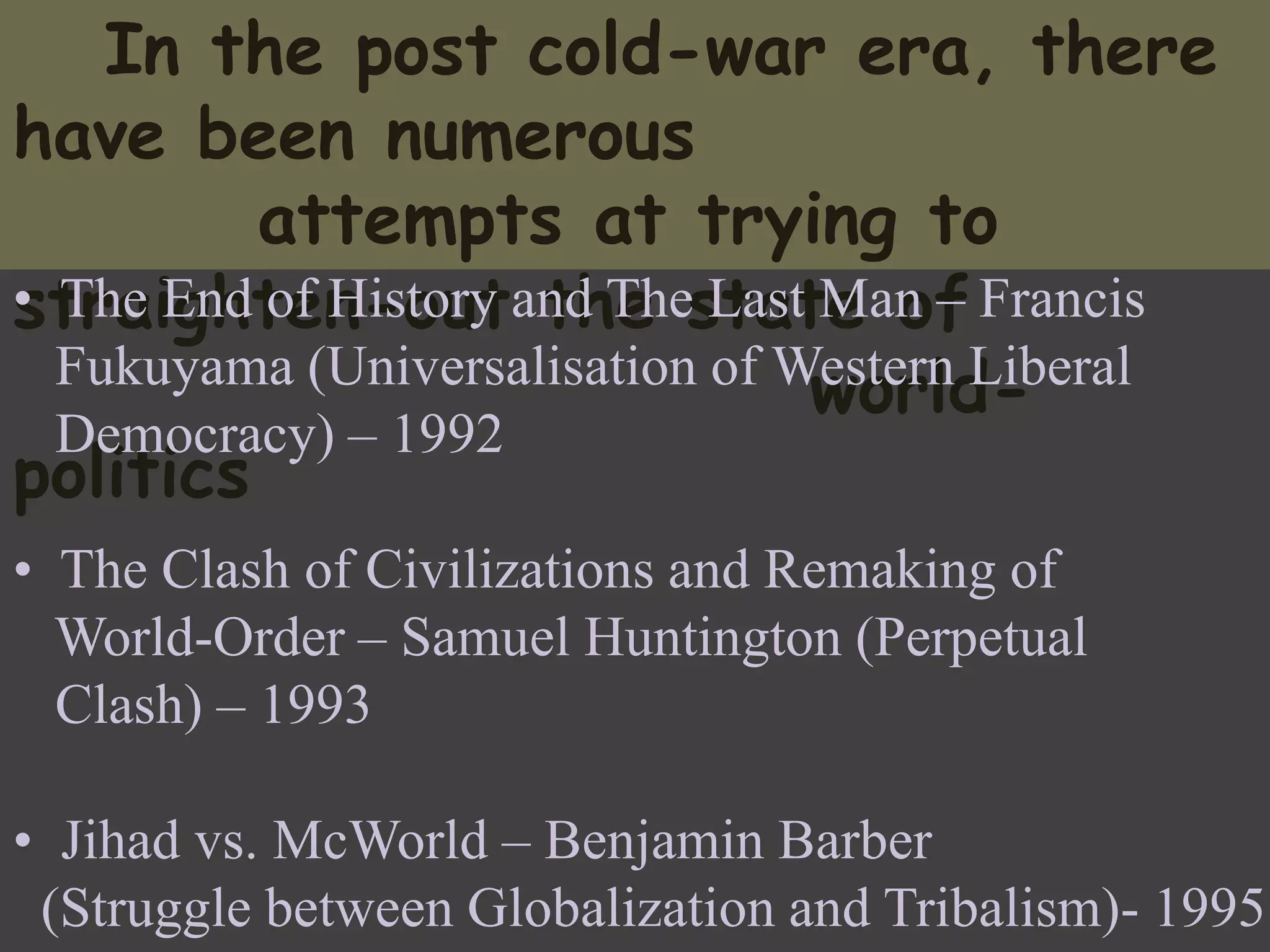 Clash of Civilizations? A critical perspective | PPTX
