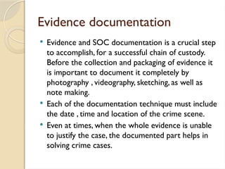 chain of custory...forensic science ..pptx