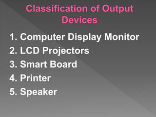 Coc 1 basic computer parts | PPTX