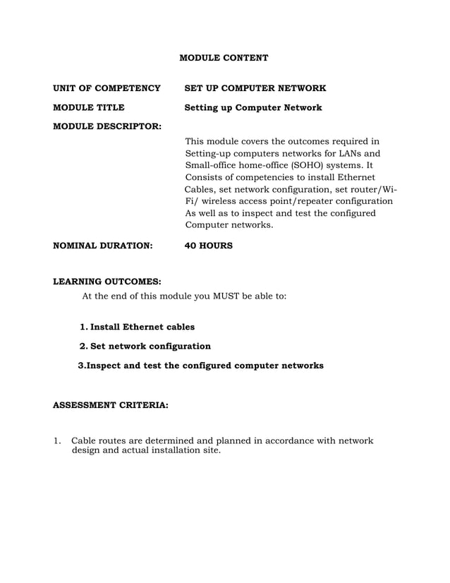 COC2_edited.docx | Computer Networking | Computing
