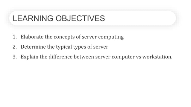 Introduction To Server Pptx Operating Systems Computer Software And Applications
