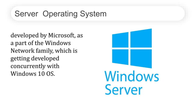 Introduction to Server | PPTX | Operating Systems | Computer Software ...