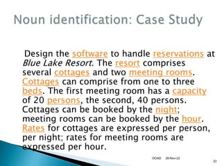 Lecture-OO_Analysis-I.pptx | Hotel Properties | Real Estate