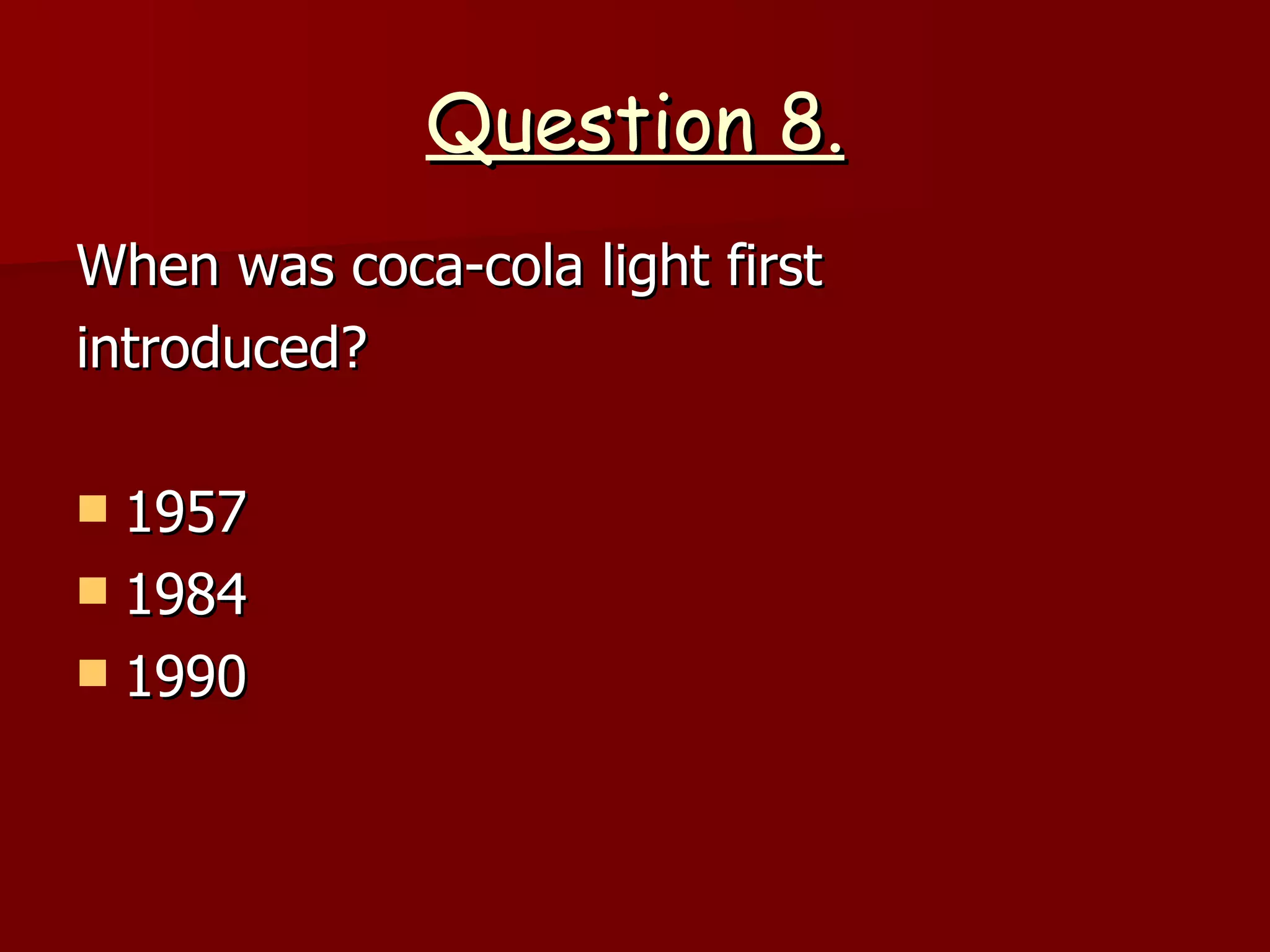 Coca Cola | PPT