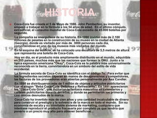 COCA COLA - CARACTERIZACIÓN DEL CONSUMIDOR | PPT