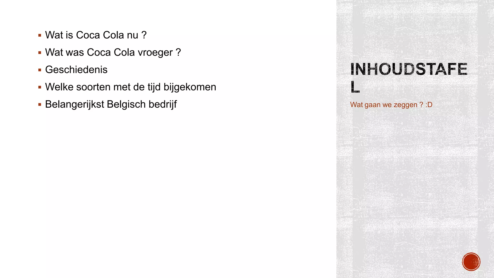 Coca-Cola (Company) Dutch | PPTX