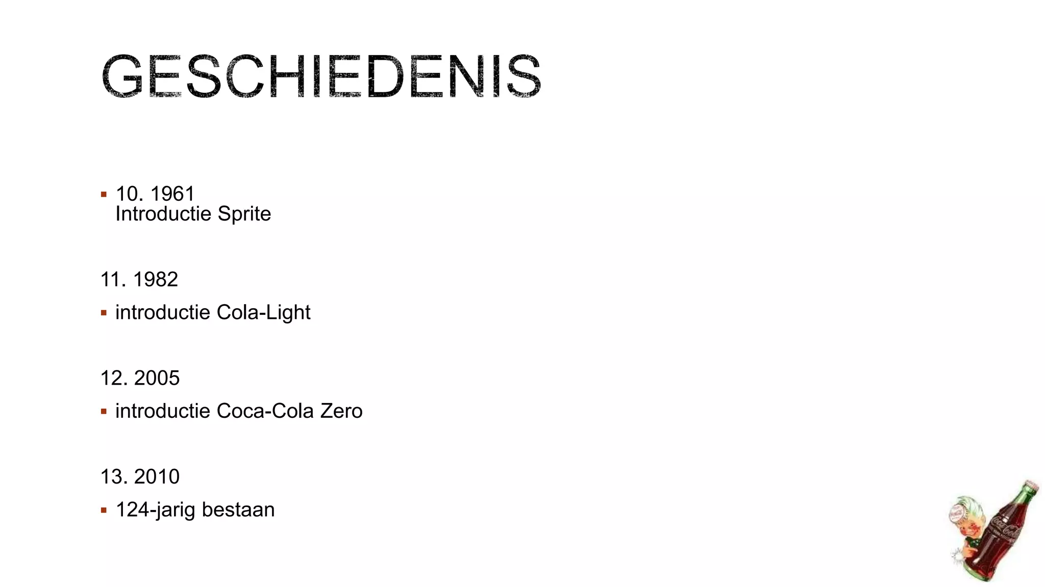 Coca-Cola (Company) Dutch | PPTX