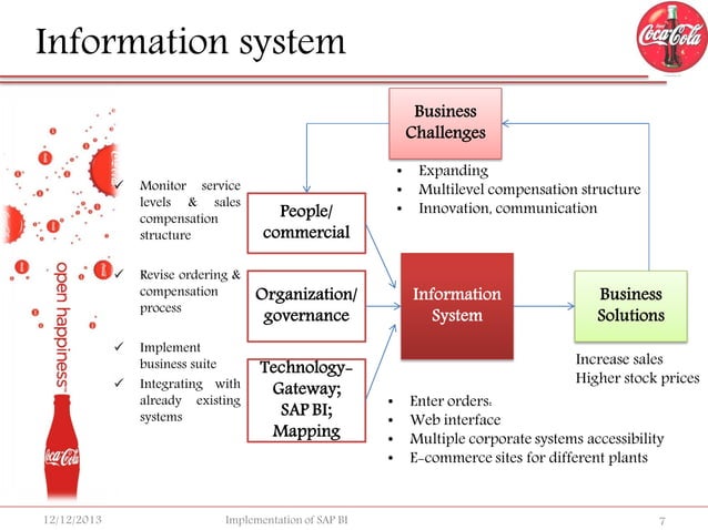 Implementation of SAP BI in Coca Cola | PDF