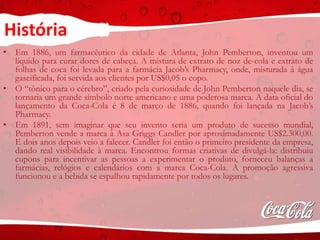 História da Coca - Cola | PPTX