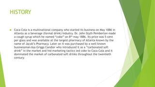 Coca cola | PPTX