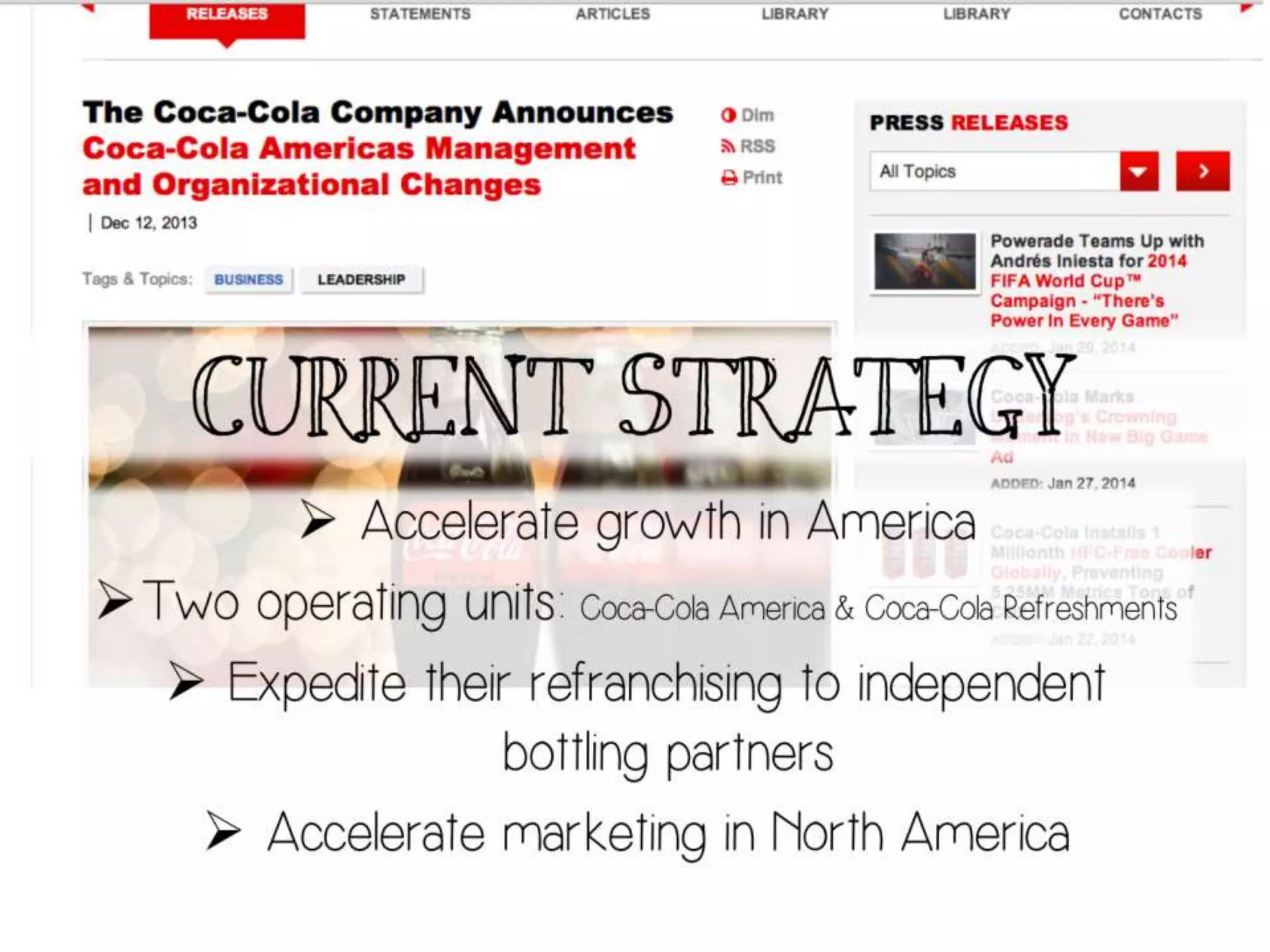 Coca-Cola Company - Brand Update | PPTX | Advertising Industry | Industries