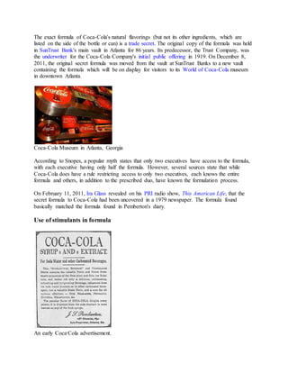 Coca cola-communication-report | DOCX