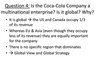 Coca Cola case study | PPTX