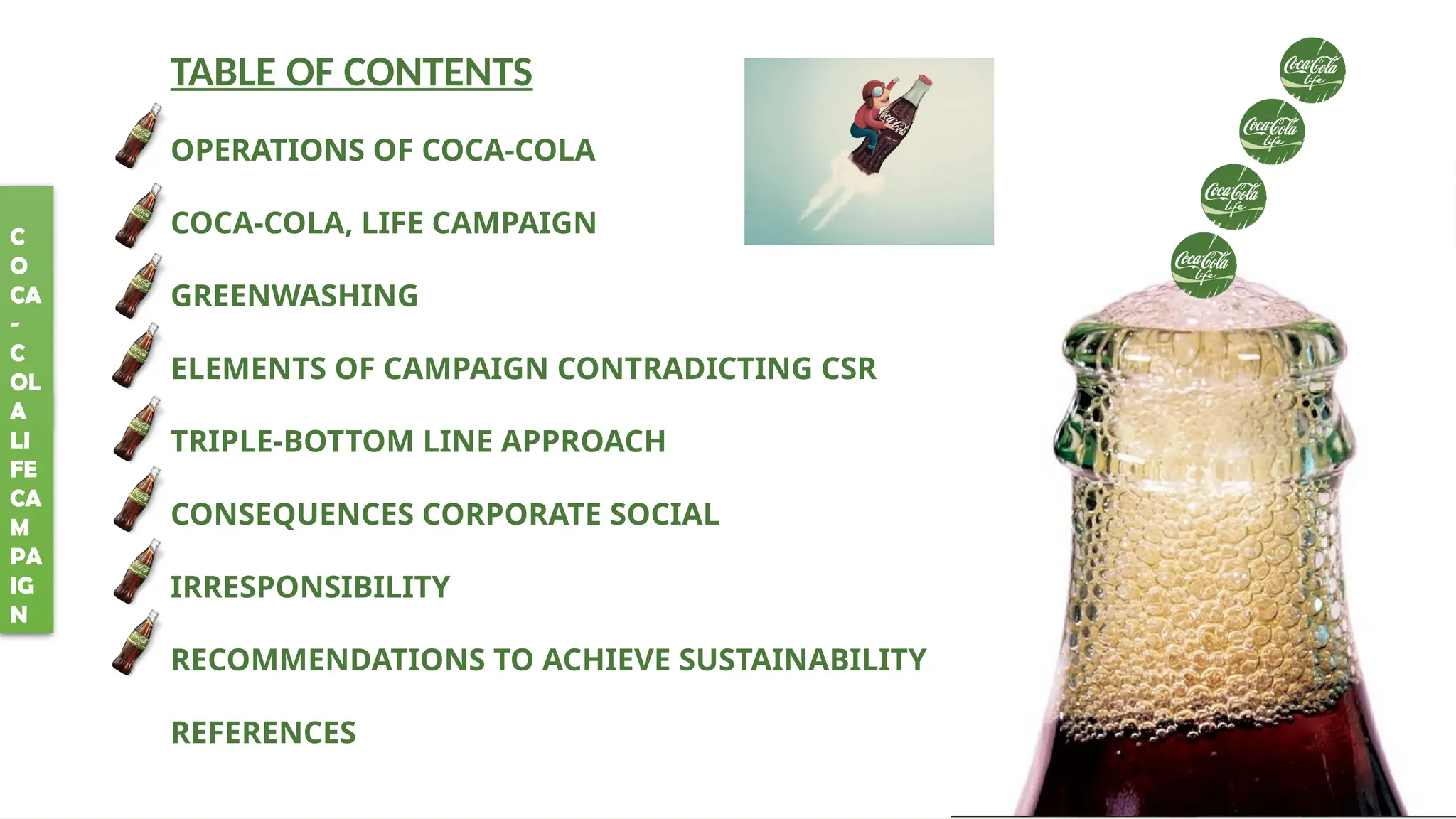 Coca cola life presentation of Law as a regulatory framework | PPT