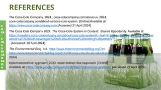 Coca cola life presentation of Law as a regulatory framework | PPT