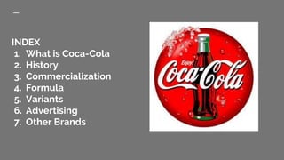 Presentación en inglés sobre Coca Cola | PPTX