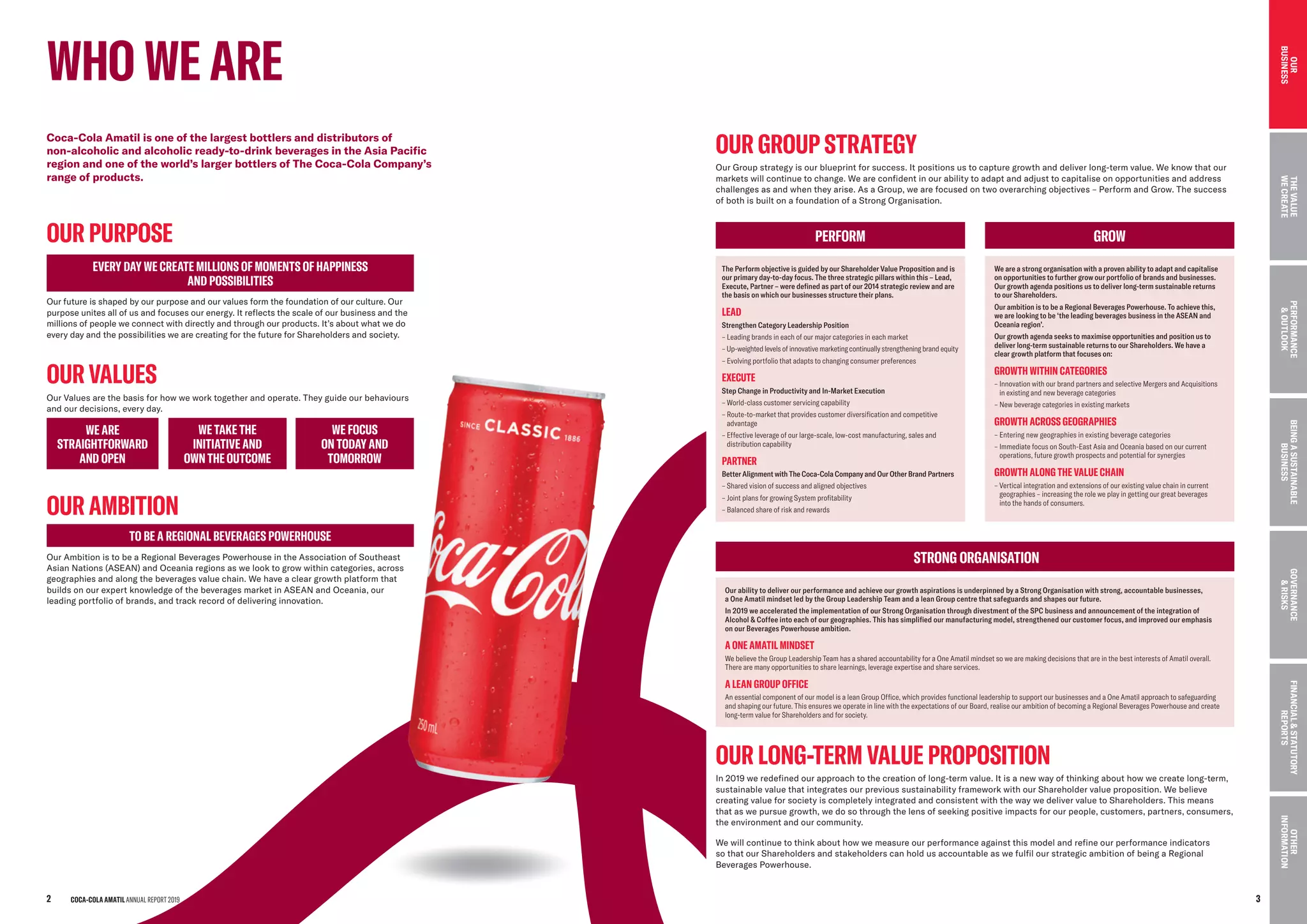 Coca cola (annual report 2019) | PDF