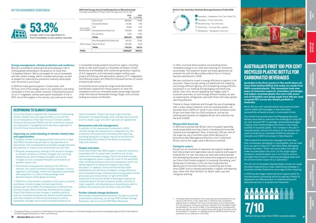 Coca cola (annual report 2019) | PDF